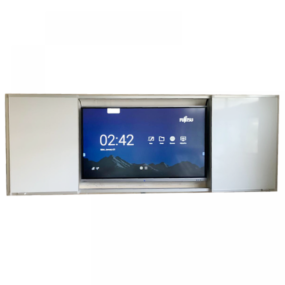2-Sliding-Board Interactive Whiteboard Cabinet - 2-Sliding-Board ...